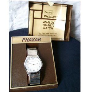 Vintage | Accessories | Vintage Sears Phasar Mens Watch Nib | Poshmark